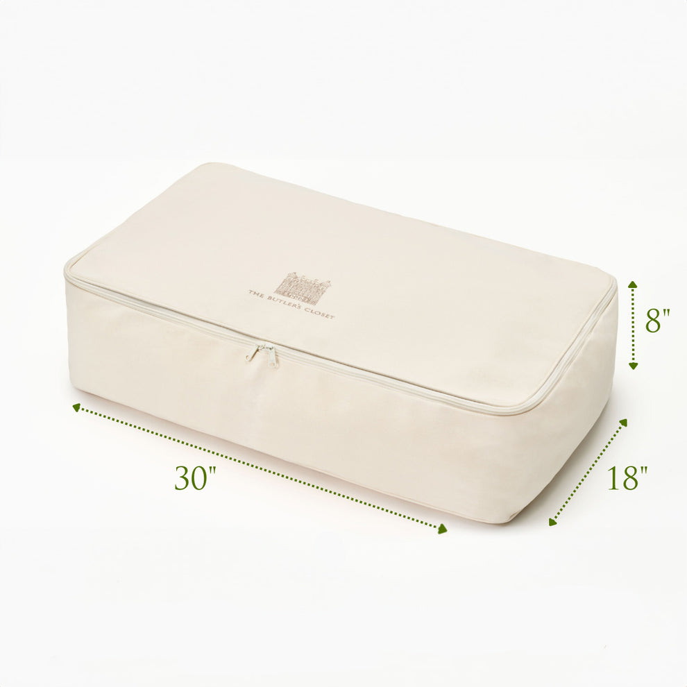 Deluxe Large Canvas Bag for Under Bed Storage – The Butler's Closet
